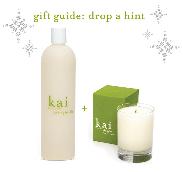 gift guide: drop a hint – kai fragrance